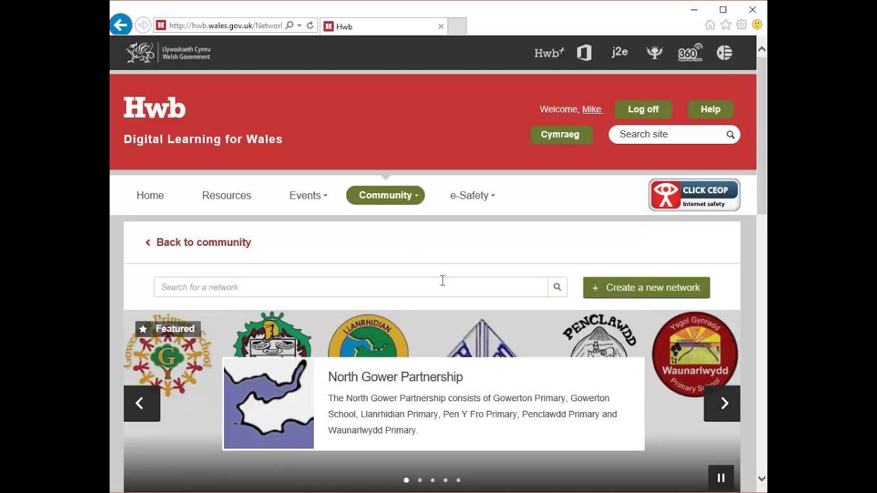 Finding a Hwb Community Network - YouTube