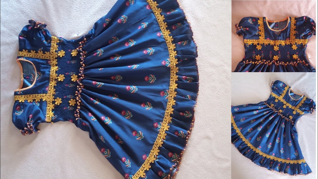 New Frock Design 2024 Cutting and Stitching || Frock Cutting and ...