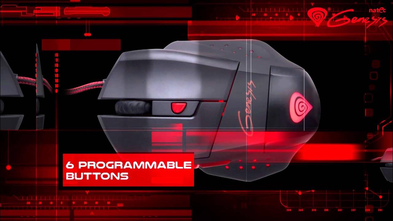 GENESIS GX57 – professional gaming mouse - YouTube