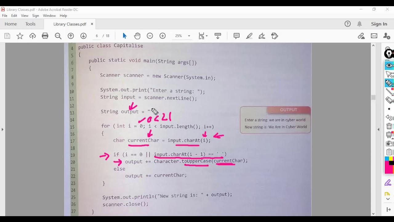 Character Class Methods - YouTube