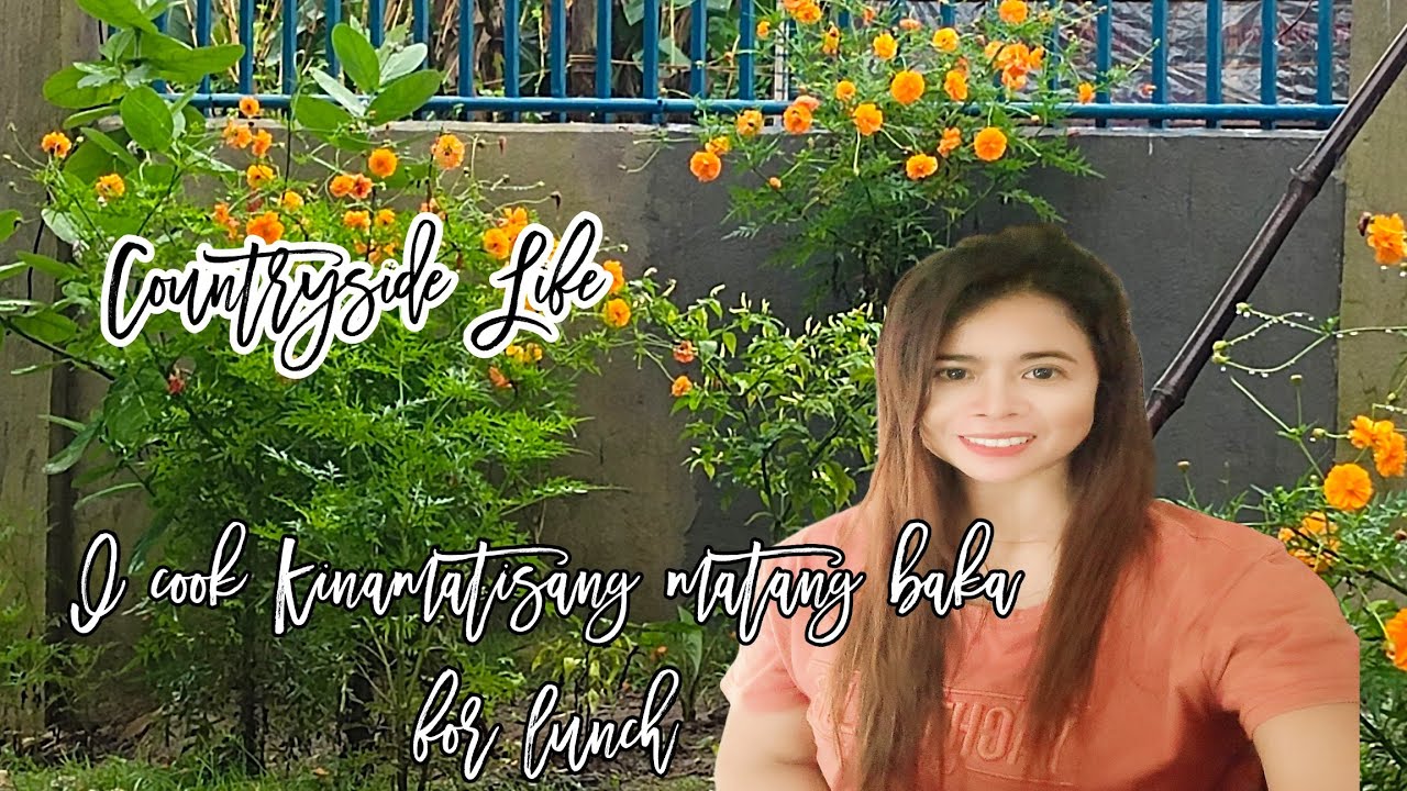 I cook Kinamatisang matang baka for lunch, Countryside Aroroy Masbate ...