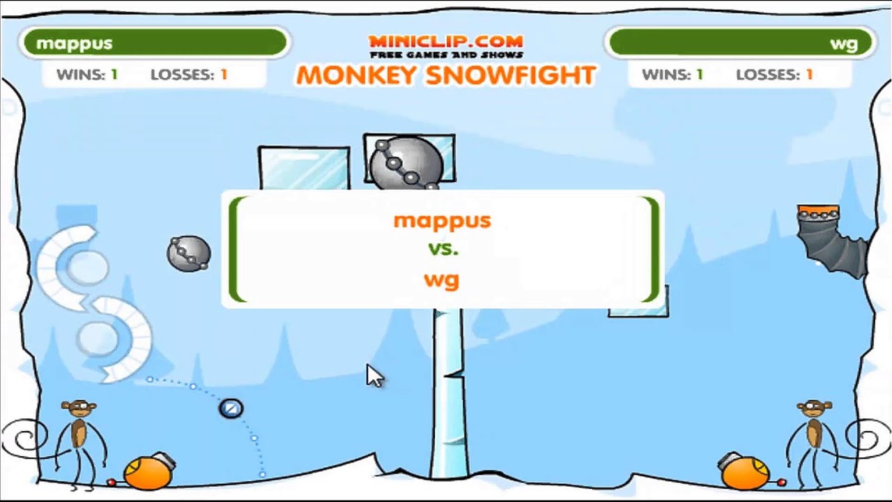 Lets trash together #001: Monkey Snowfight - affige Schneeballschlacht ...