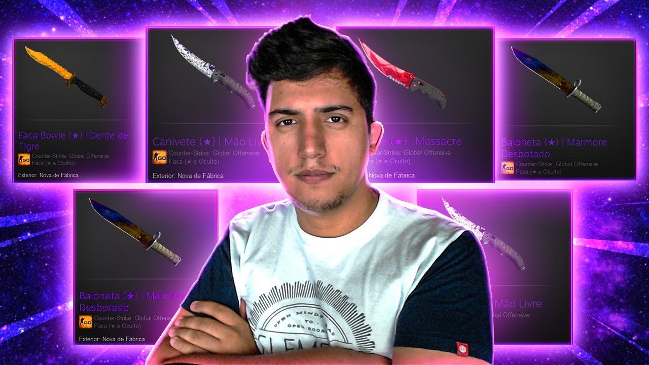 COMO GANHEI 5 FACAS TÃO FÁCIL? (aprenda à apostar e lucrar skins) - YouTube