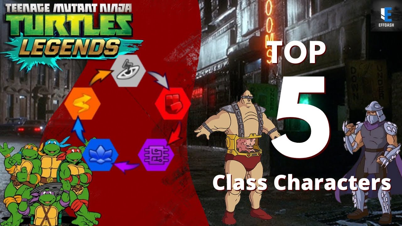 Top 5 Characters For Each Class | TMNT Legends - YouTube