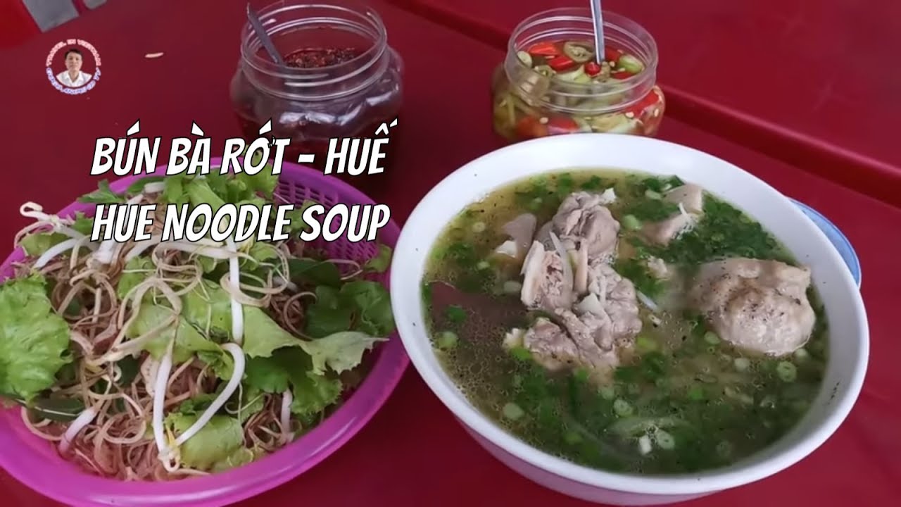 Trải Nghiệm Tô Bún Giò Huế Tại Quán Bà Rớt | Hue Noodle Beef Soup - YouTube