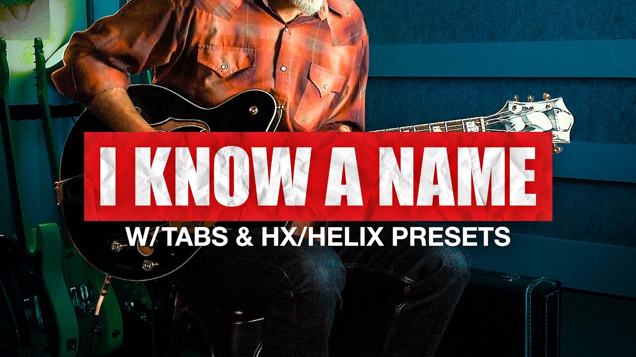 I Know A Name Guitar Cover + Tabs & HX/Helix Presets - YouTube