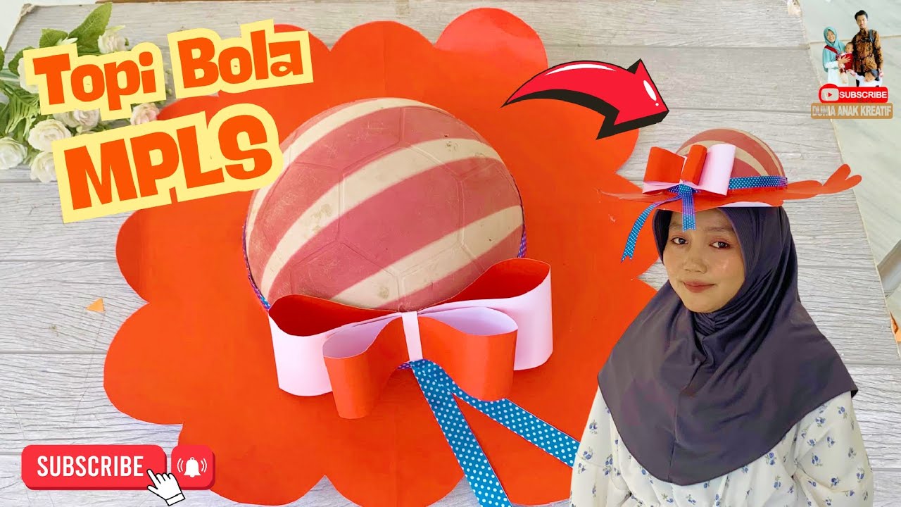 Cara Membuat Topi MPLS Kreatif Dari Kertas Karton dan Bola / TOPI MPLS ...