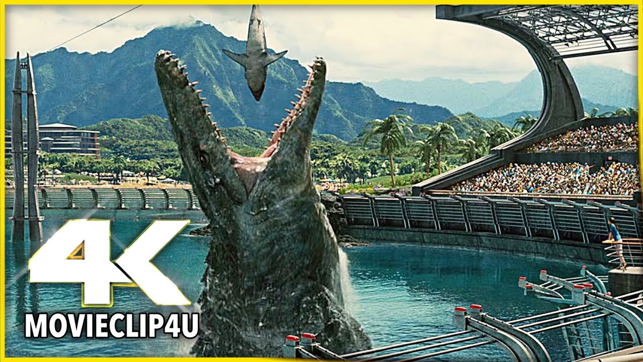 Mosasaurus Feeding Show Scene - Jurassic World (2015) - MᴏᴠɪᴇCʟɪᴘ4ᴜ ...