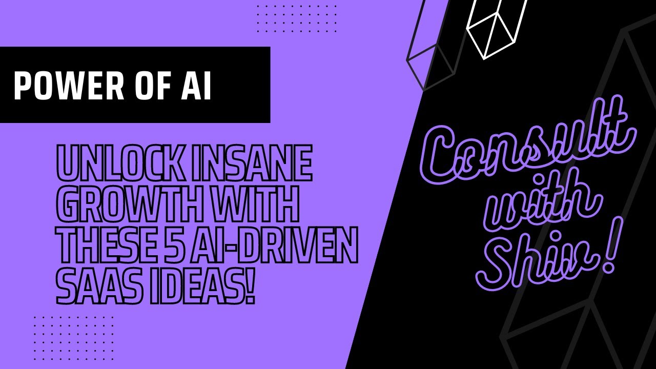 Unlock Insane Growth with These 5 AI-Driven SaaS Ideas! - YouTube