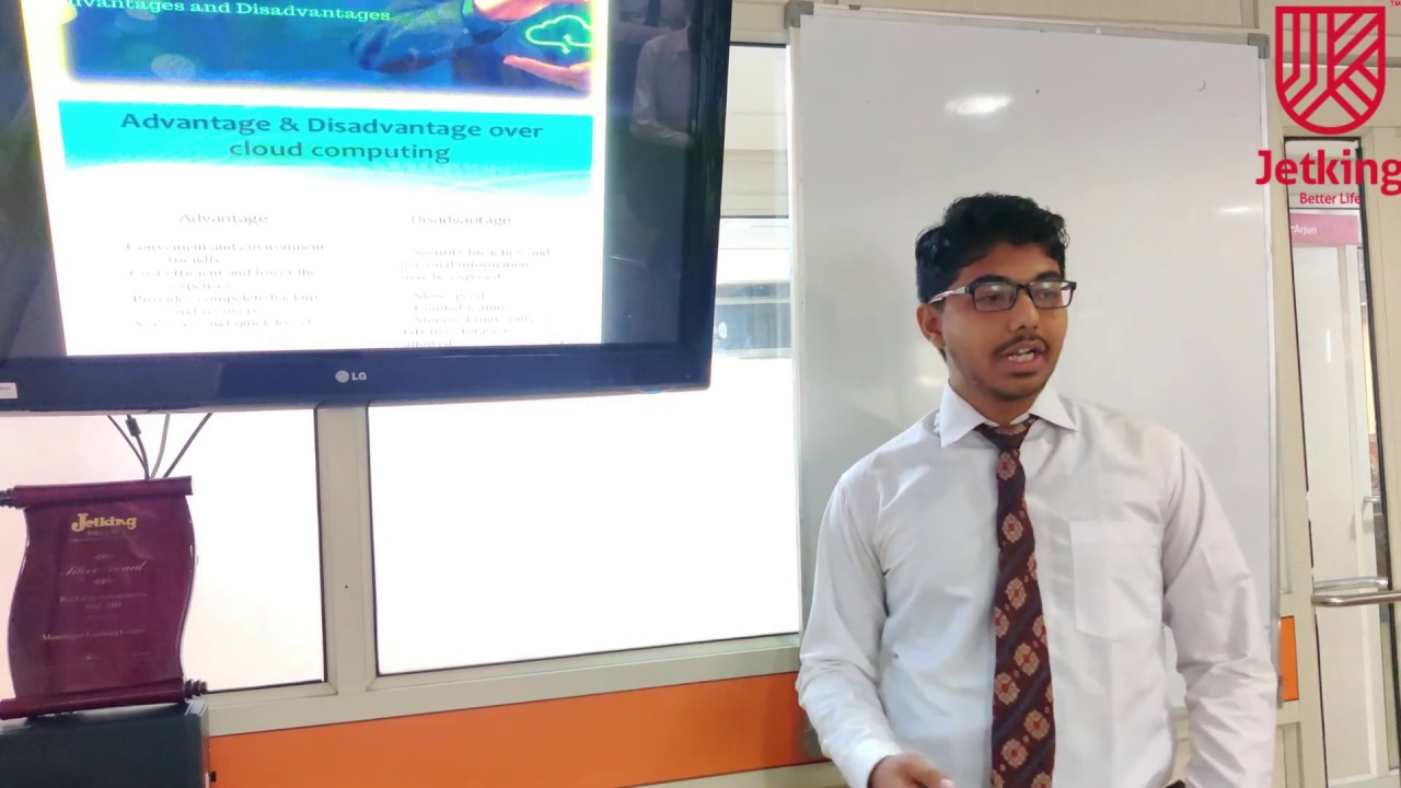 PRESENTATION ON CLOUD COMPUTING BY JAY JOSHI || JETKING MANINAGAR - YouTube