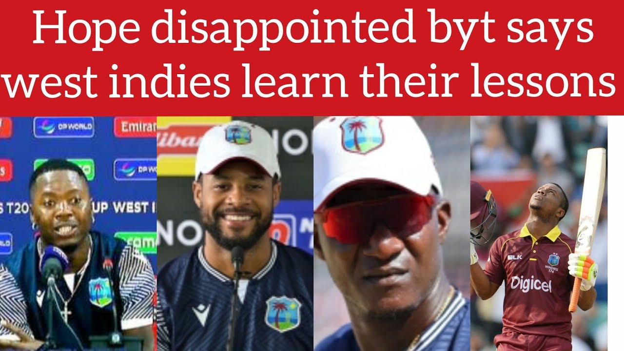 Captain hope blame lack of practice for west disappointed performances ...