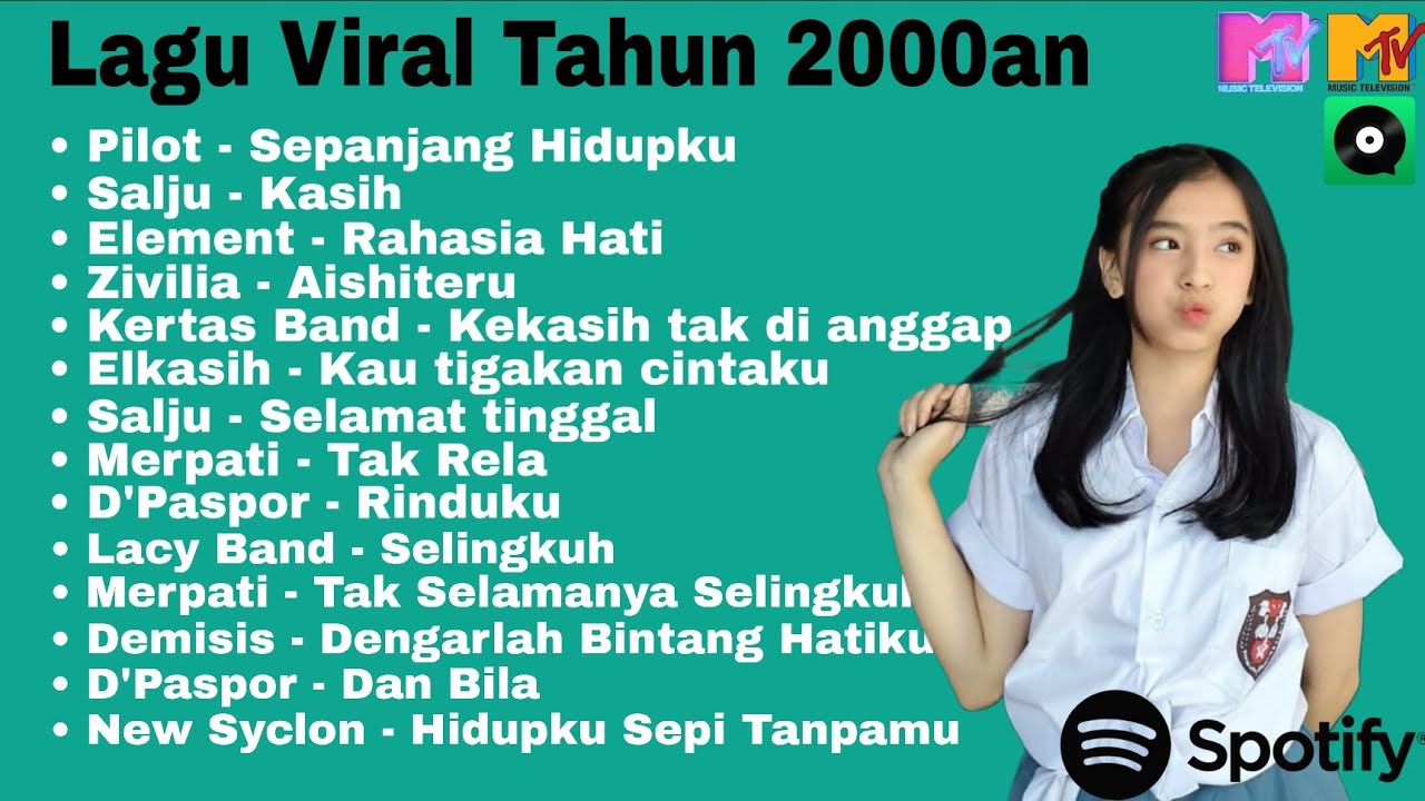 Lagu Pop Viral Tahun 2000an || Playlist Enak Di dengar tahun 2000an ...