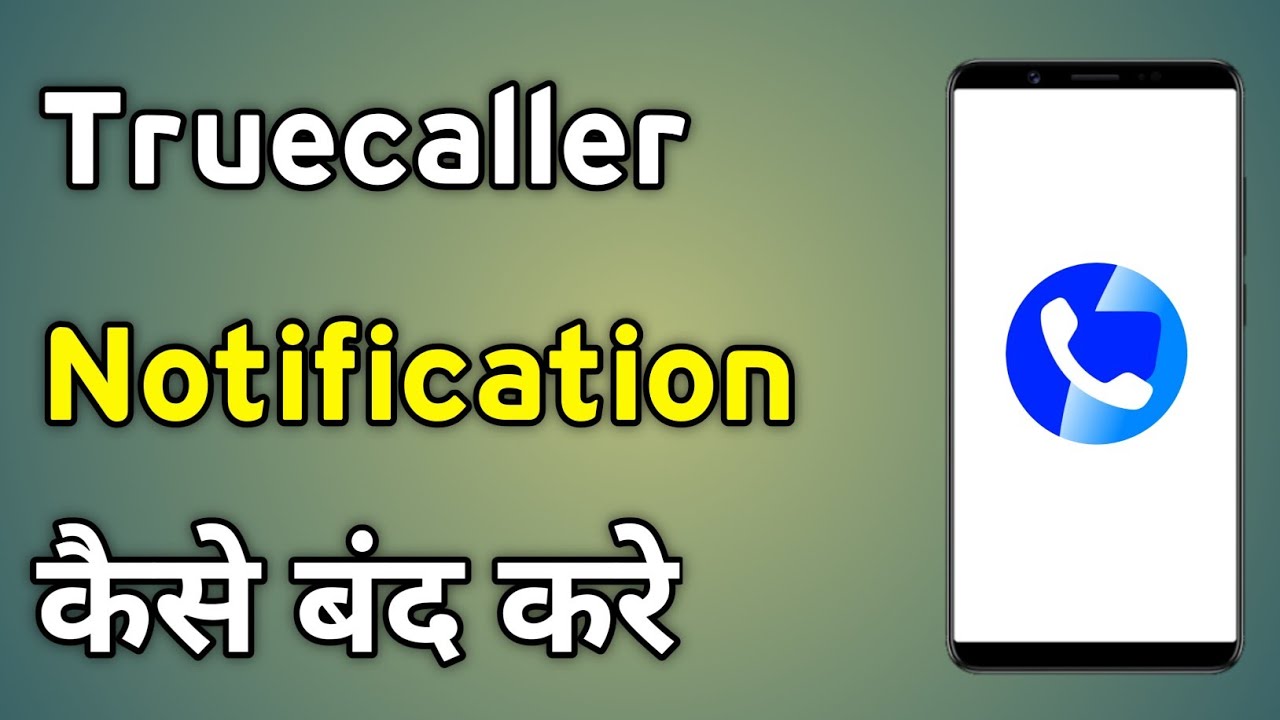Truecaller Notification Off | Truecaller Notification Off Kaise Kare ...