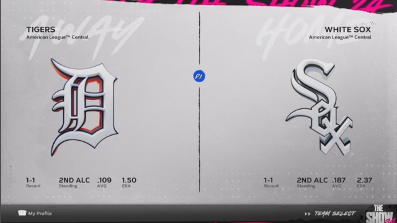 Tigers V White Sox YEAR 1 M24 - YouTube