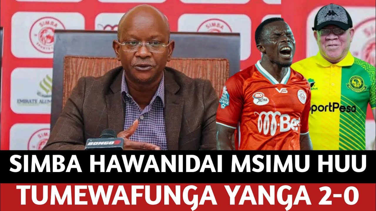 Kumekuchaa.! MWENYEKITI wa SIMBA awafunga Mdomo Mashabiki/asema ...