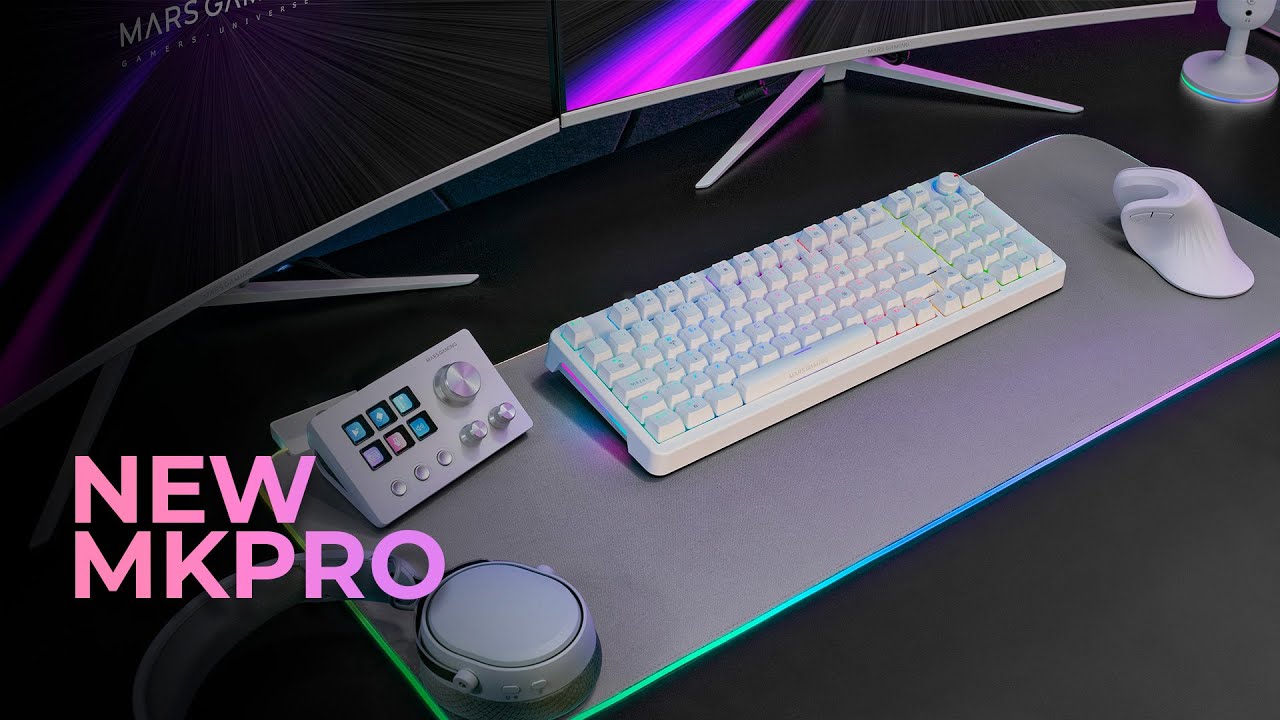 MKPRO: Mechanical Hot-Swap Keyboard and Multimedia Wheel | Mars Gaming ...