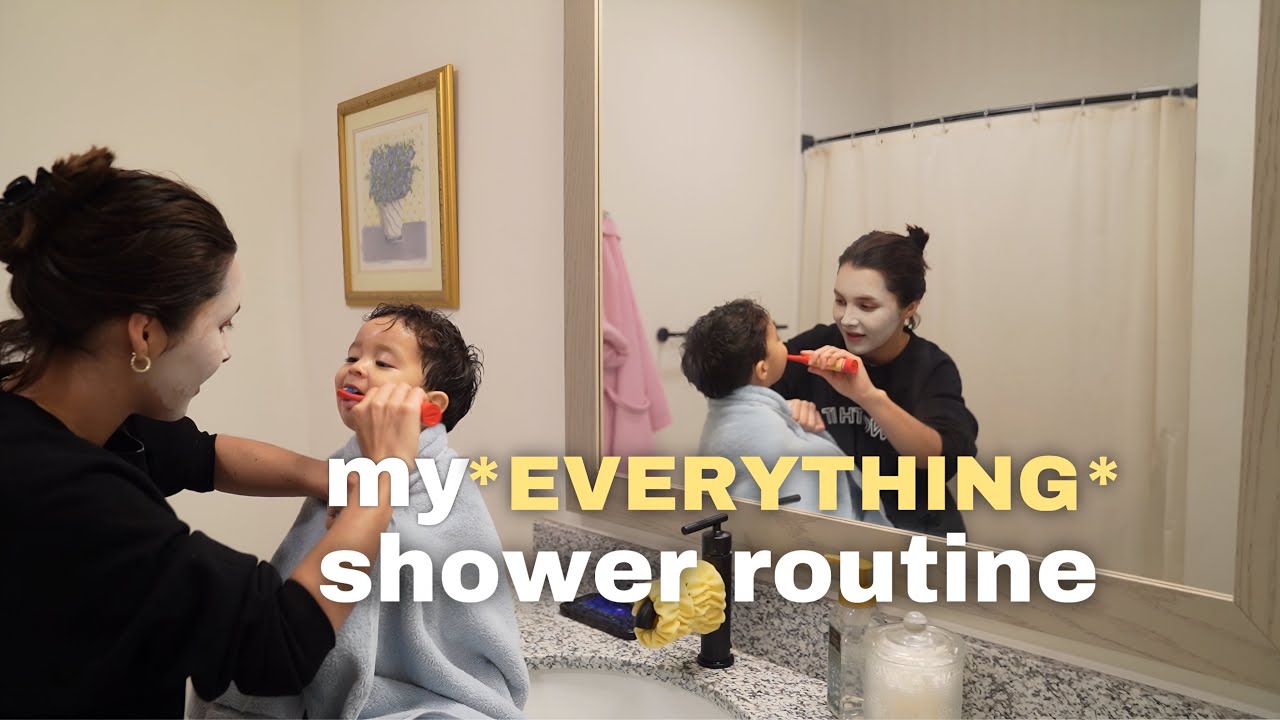the ultimate EVERYTHING shower routine *as a mommy I skincare, haircare ...