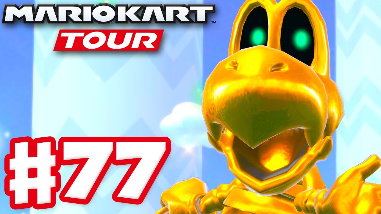 Trick Tour 100% Complete! Gold Dry Bones! - Mario Kart Tour - Gameplay ...