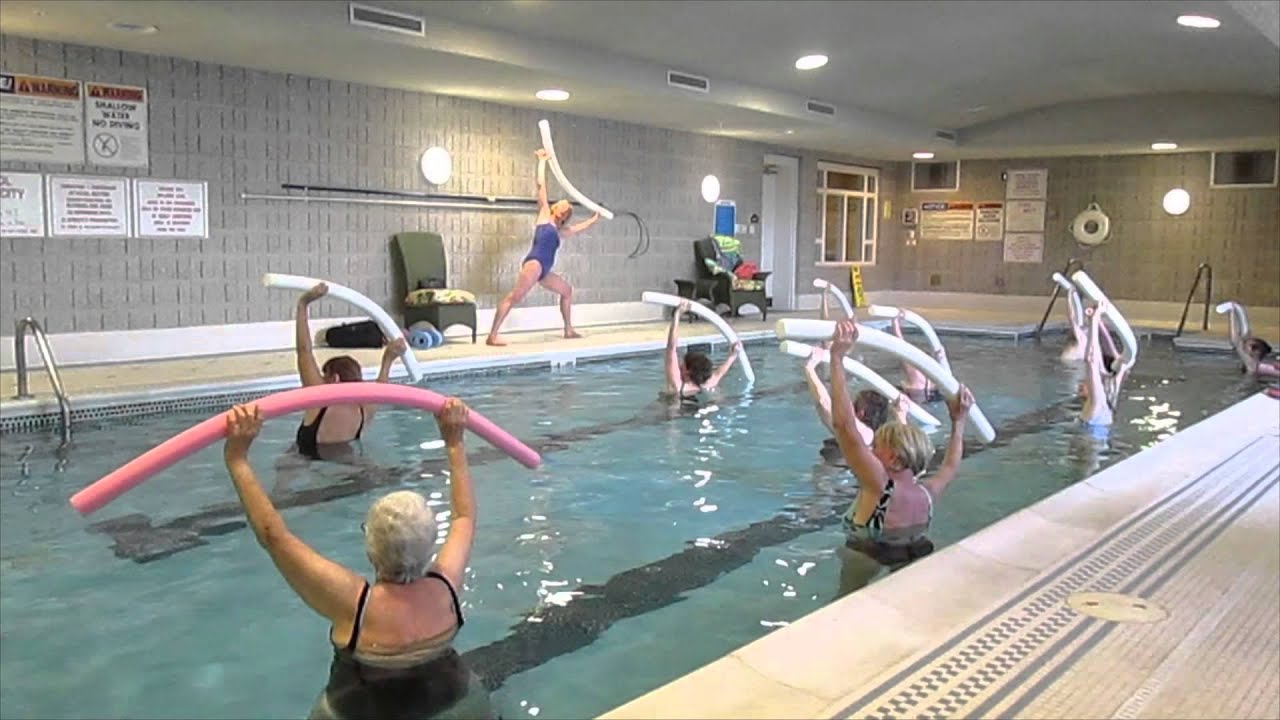 Warm Water Yoga with Terry Roth Schaff - Revolved Warrior II/Extended ...