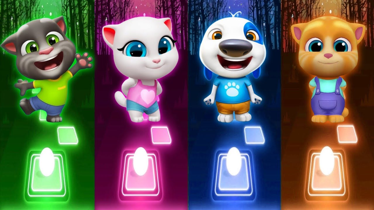 Talking Tom Dance - Talking Angela Dance - Talking Hank Dance - Talking ...