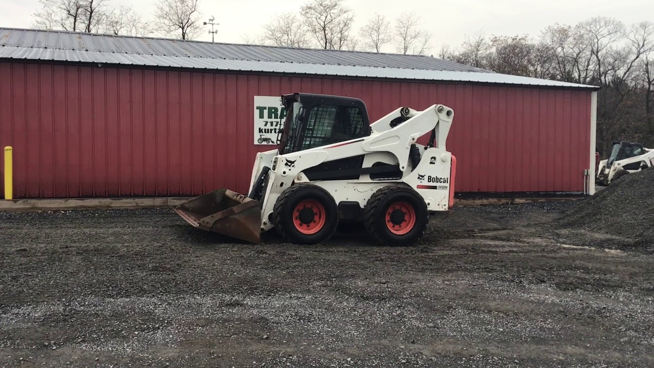 Bobcat S850 Skid Steer Loader - YouTube