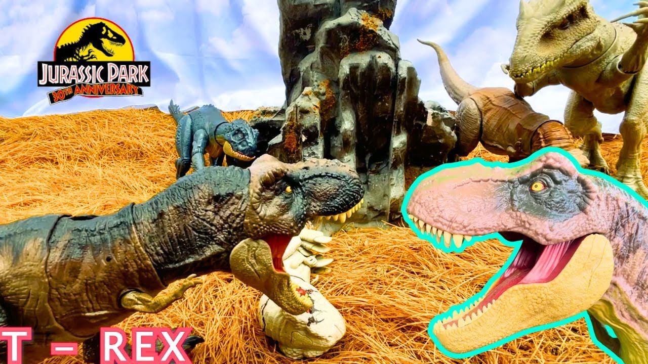 Jurassic World Collection: Indoraptor dino tracker, T-REX, Iguanodon ...