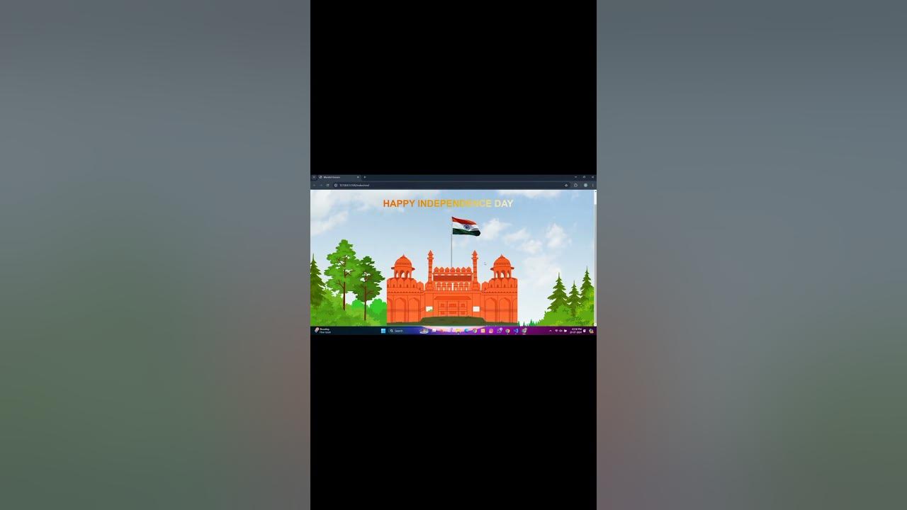 Happy Independence Day 2024 | CSS Animation - YouTube