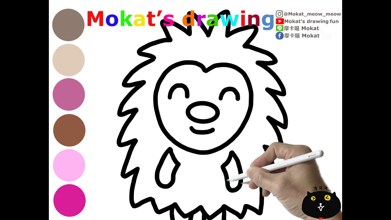How to draw SAGO mini Barb easy step by step for kids - YouTube