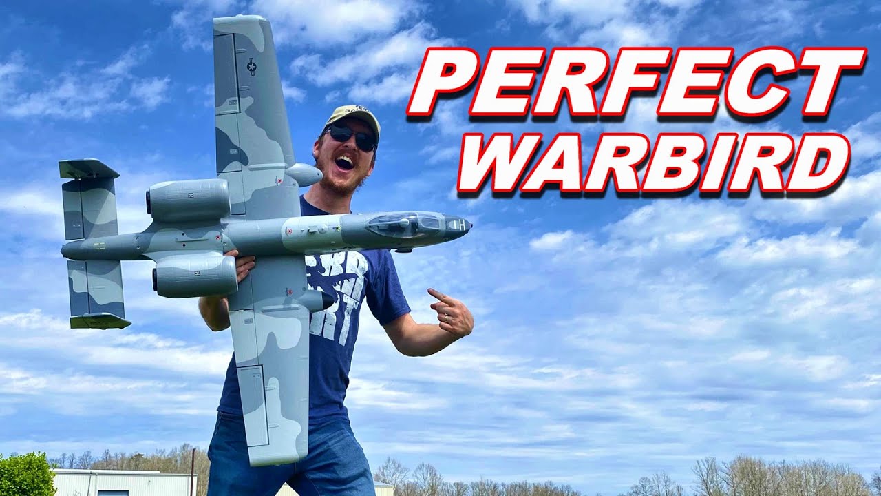 SUPER FAST RC Warbird Jet - E-flite A-10 Thunderbolt II Twin 64mm EDF ...