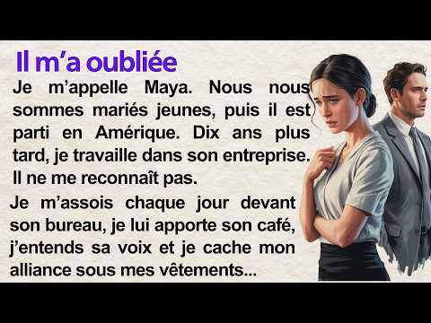 My Boss Doesn’t Know I’m His Wife 💔 | Learn French Through Simple Story (A1–A2) | Frenchy tales