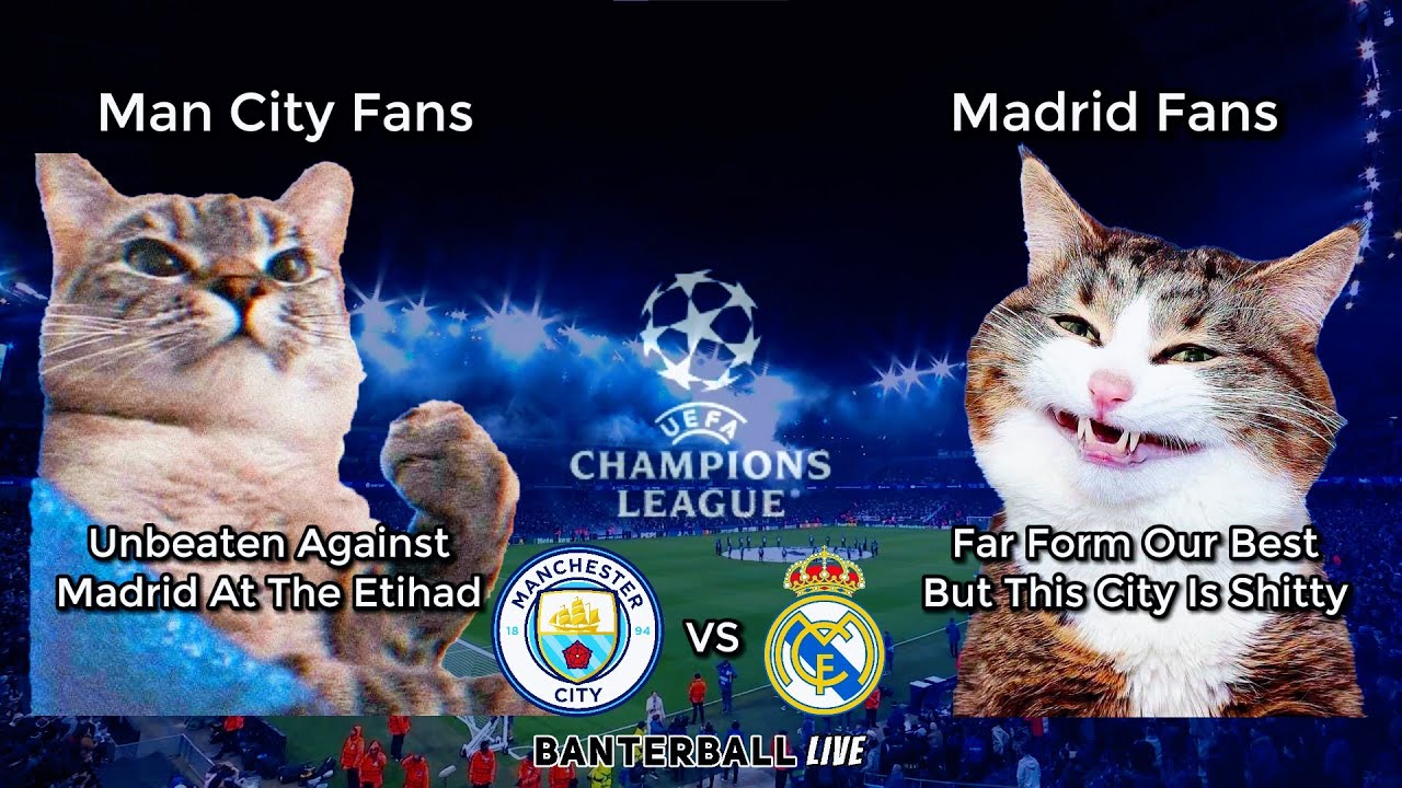 MAN CITY 2-3 REAL MADRID | Cat Memes Highlights | UEFA CHAMPIONS LEAGUE ...