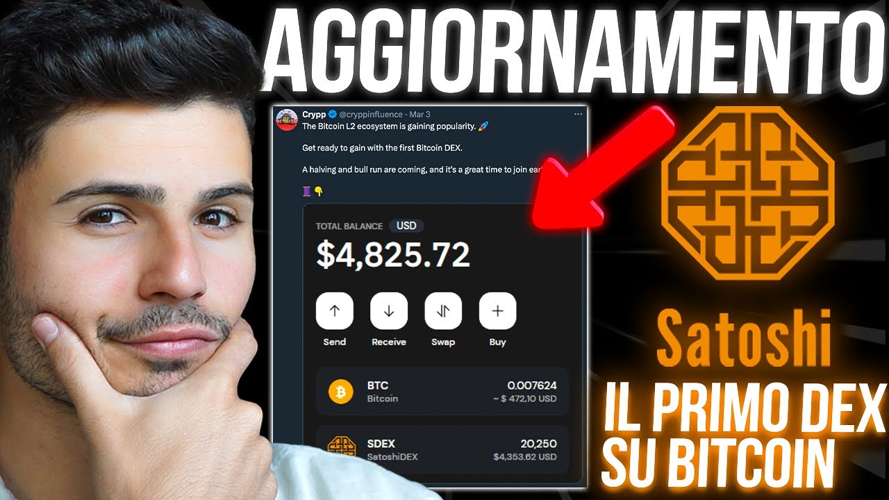 🚨 Satoshi DEX: IL PRIMO DEX su BITCOIN (Approfondimento importante ...