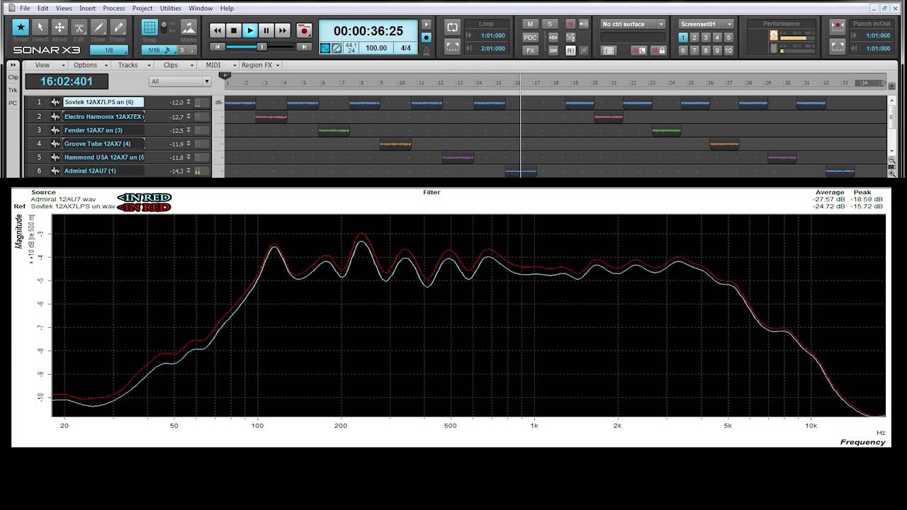 Sovtek 12AX7LPS Phase Inverter Tube Comparison - Amplifier, Carvin V3M ...