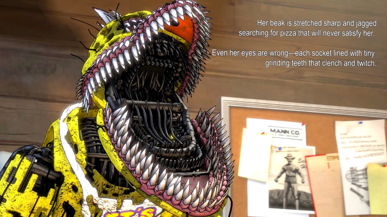 How the corrupted animatronics work in fnaf - YouTube