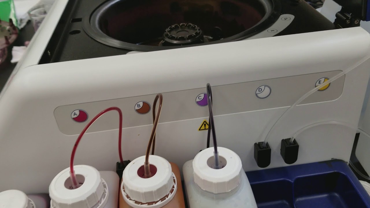 Microbiology: Pre-check of automated Gram stainer before use - YouTube