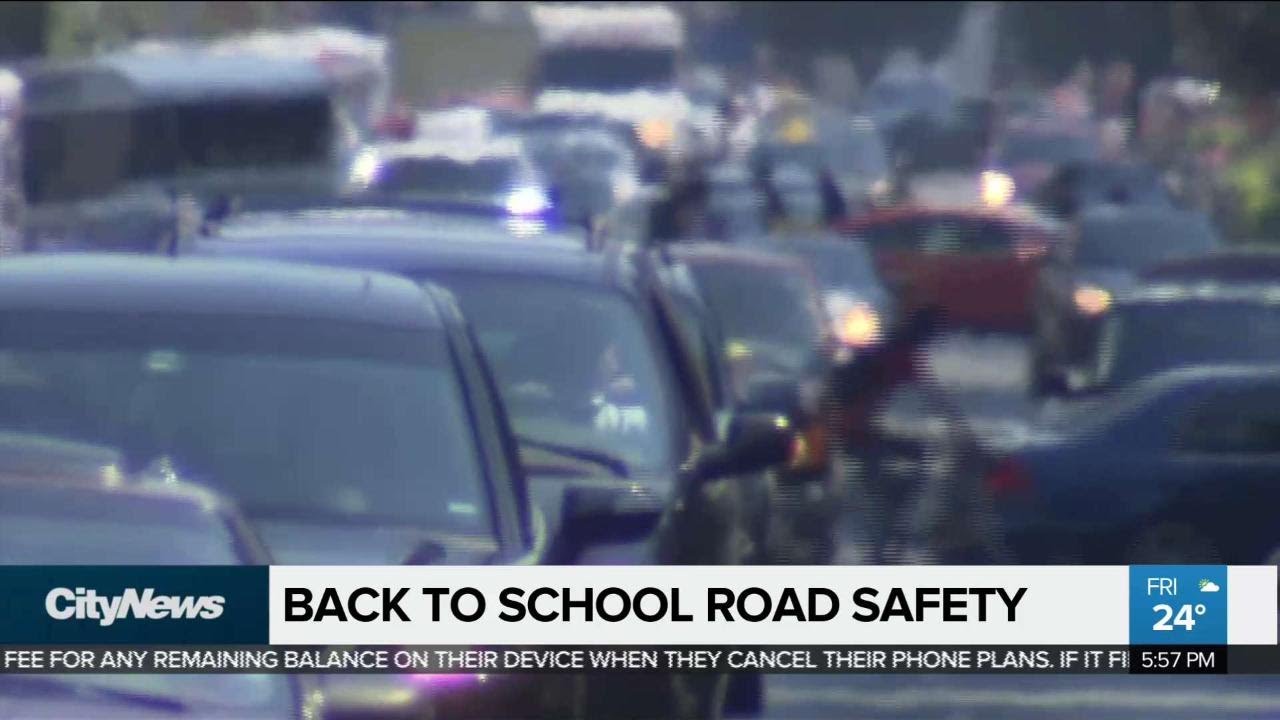 Road safety top of mind as kids head back to school - YouTube