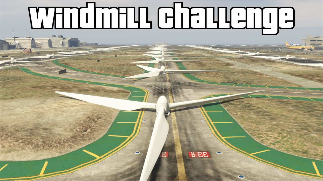 GTA 5 Online - Windmill Challenge #4 (Fun Modded Race) - YouTube