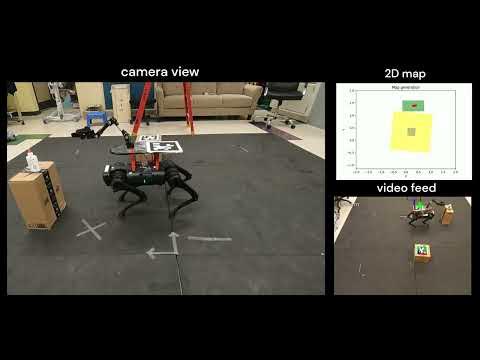 AprilTag based visual navigation of a legged robot for industrial manipulation - YouTube