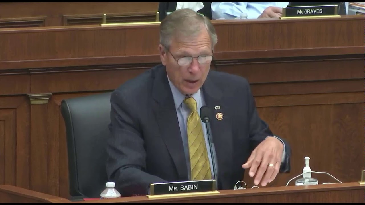 Rep. Brian Babin Introduces Arrington Ports to Plains Amendment - YouTube