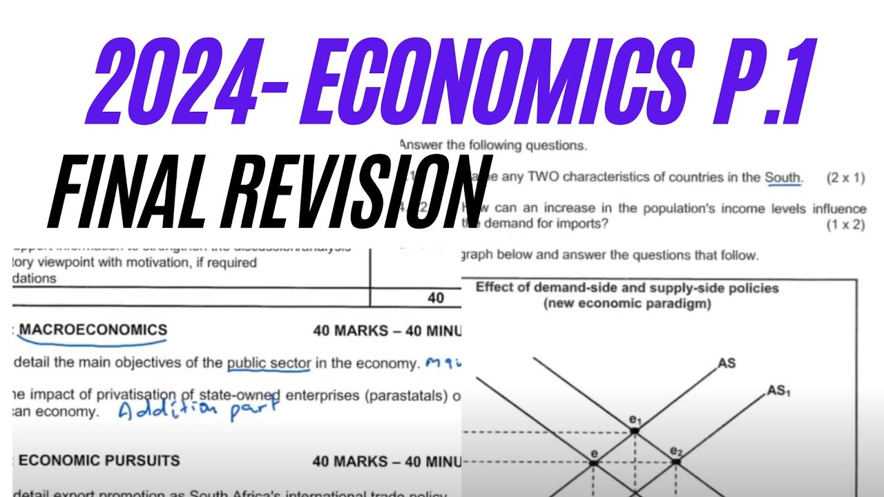 ECONOMICS FINAL REVISION ECONOMICS 2024 GRADE 12 THUNDEREDUC - YouTube