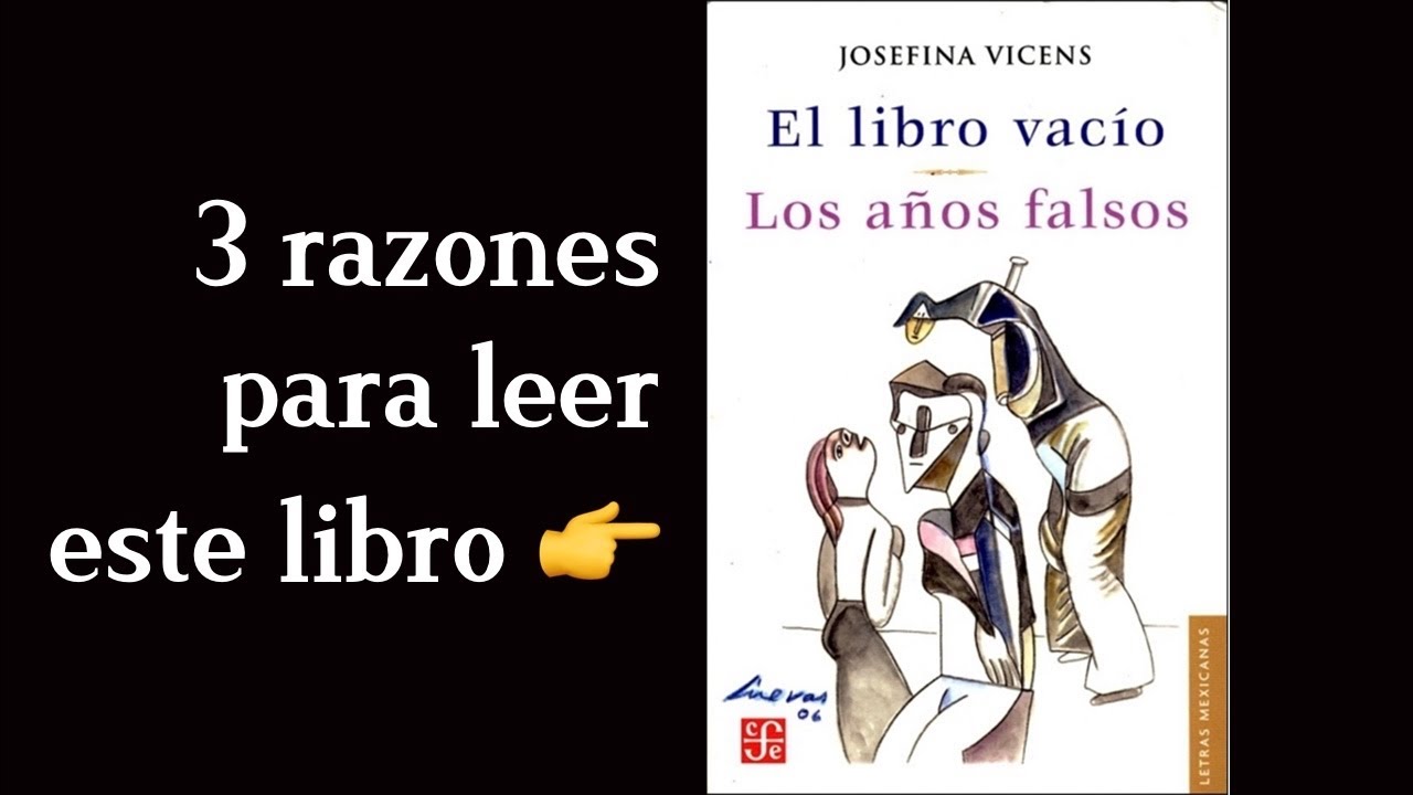 3 razones para leer El libro vacío de Josefina Vicens 📔 #libros #books ...