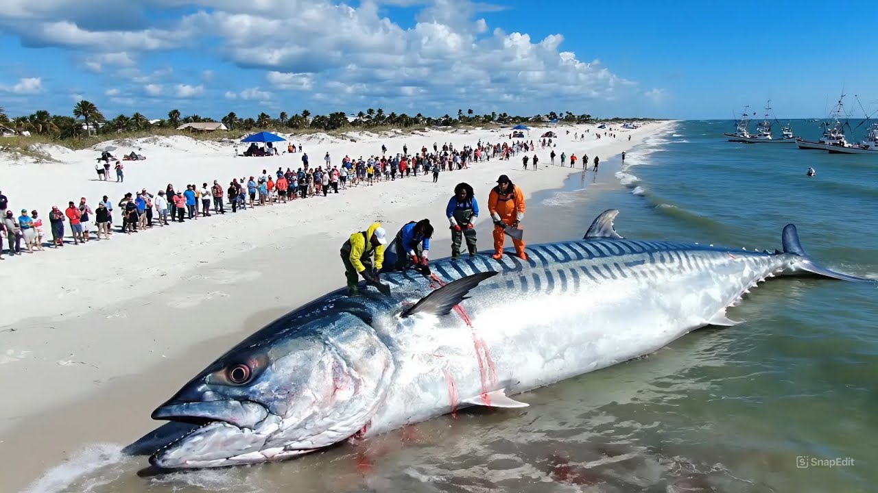 How Fishermen Catch Millions of Giant Mackerel Every Year | Deep-Sea ...