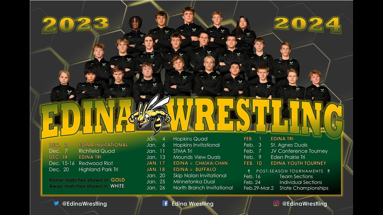 2023-24 Edina Wrestling Highlight Video - YouTube