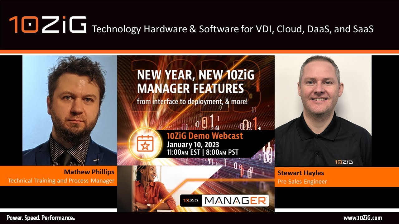 Jan 10th: New Year, New 10ZiG Manager Features from Interface to ...