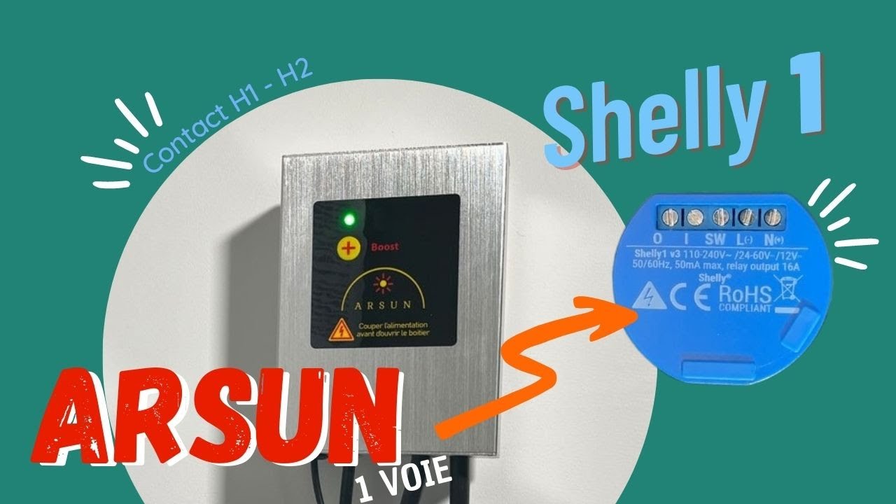 Routeur ARSUN et Shelly 1 - YouTube