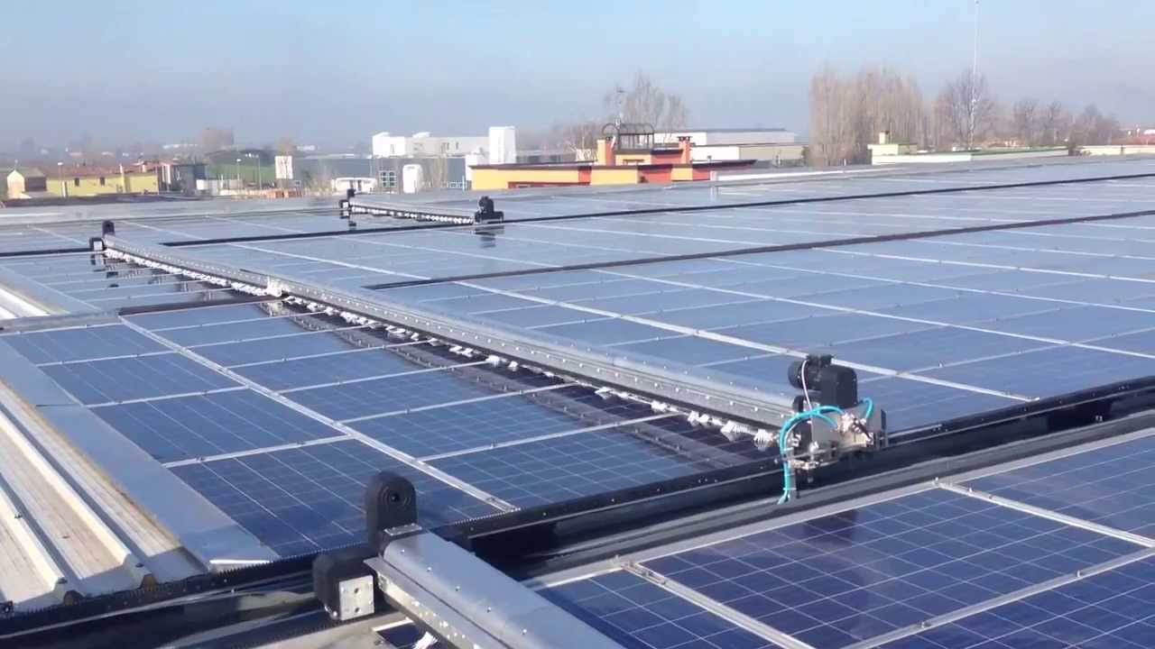 Photovoltaic Automatic Cleaning Z-3 Equipment - YouTube