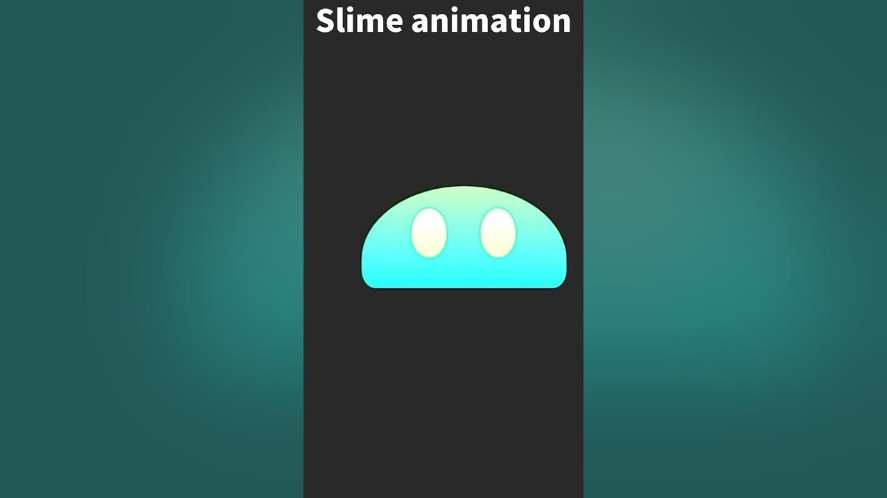 Make a bouncing slime animation using html and css(shorts version) # ...