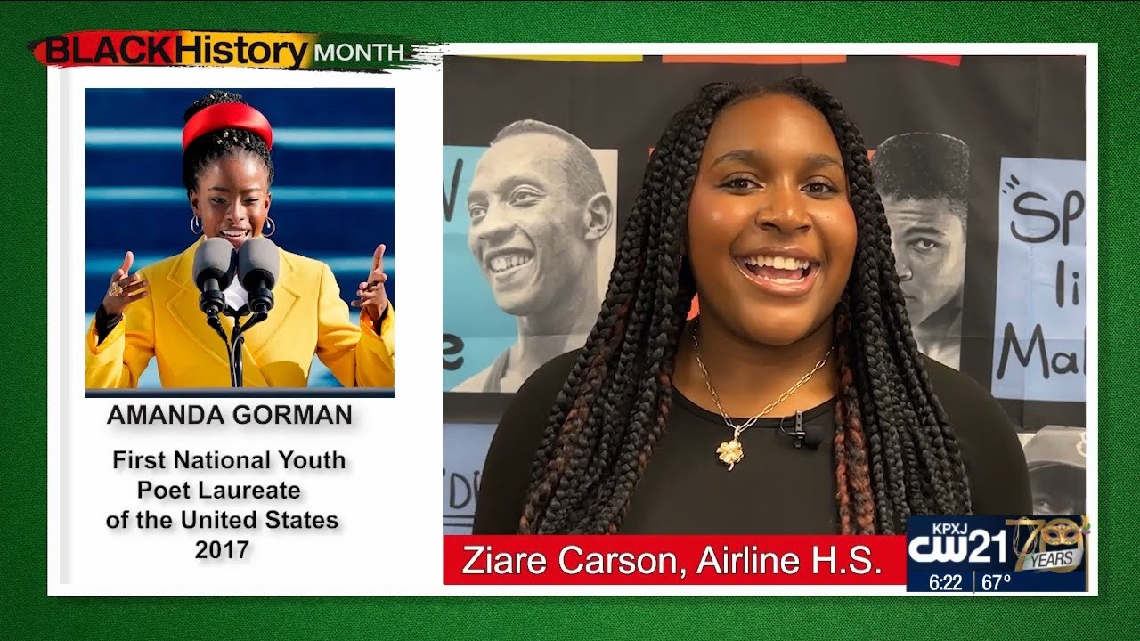 Saluting the life of Amanda Gorman for Black History Month - YouTube