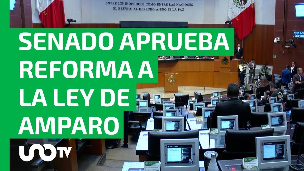 Aprueba Senado reforma a la Ley de Amparo; jueces no podrán suspender ...