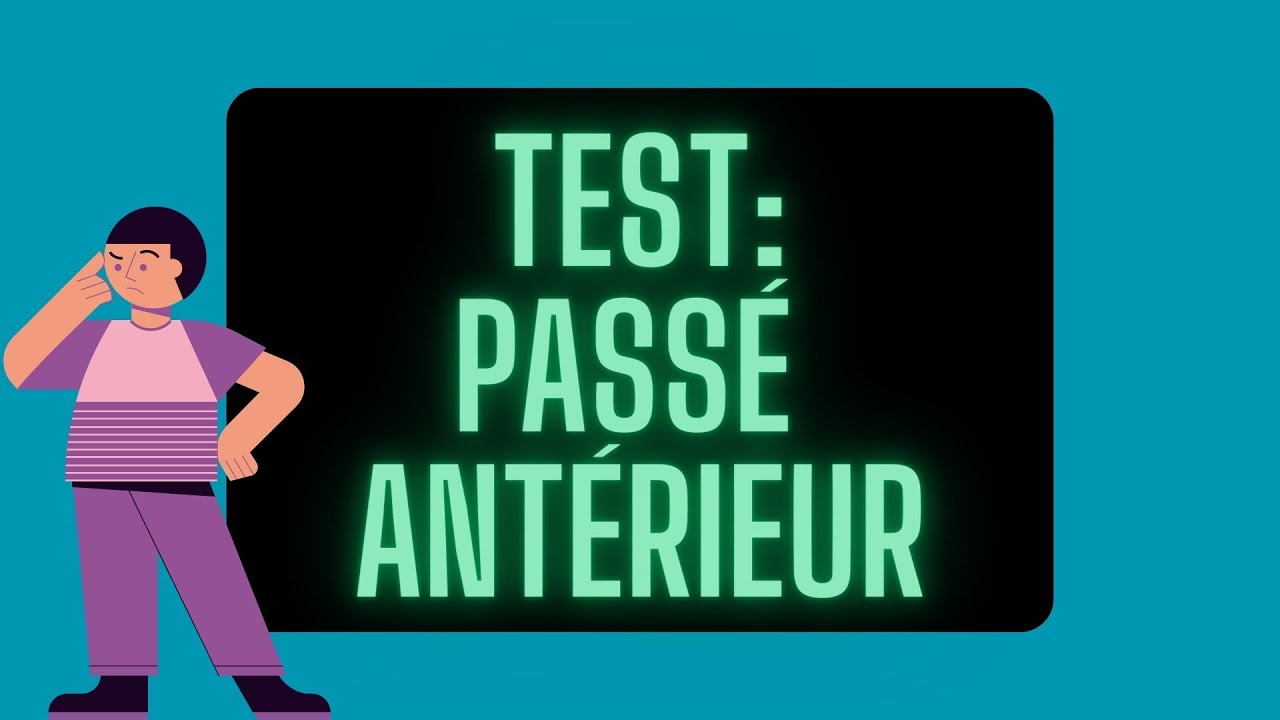 Exercice De Français 🇫🇷 Le Passé Antérieur Youtube